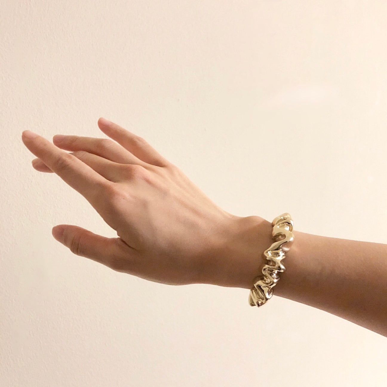 Scrunchie Cuff Bracelet: Handmade - SUBLIMA Jewelry