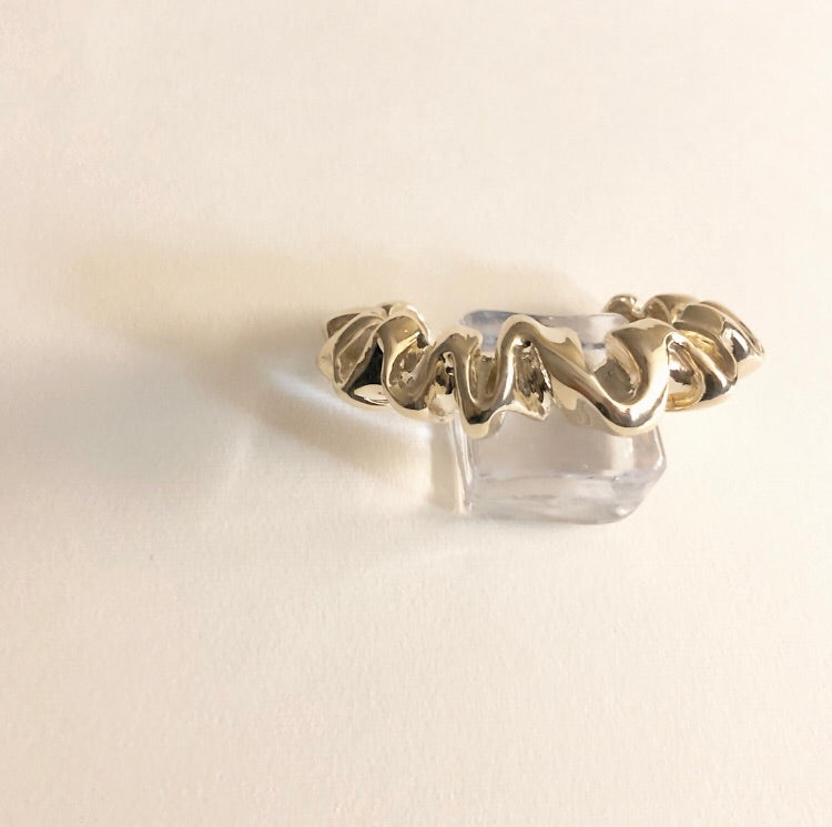 Scrunchie Cuff Bracelet: Handmade - SUBLIMA Jewelry